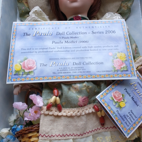 Paula Medici | Toys | Paula Collection Porcelain Doll By Paula Medici ...